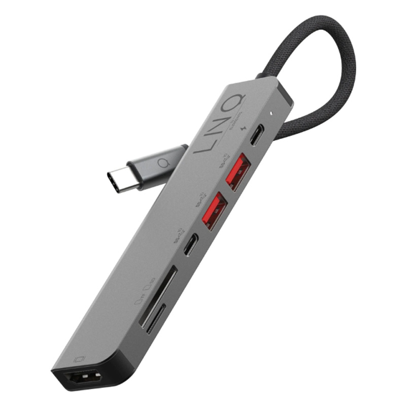 LINQ Hub multipuertos PRO 7 en 1-LQ48016|Onedirect.es